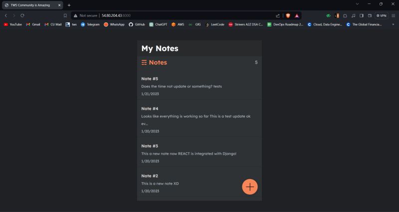 Siya Bansal on LinkedIn: #django #notesapp #deployment #shellscript # ... Siya Bansal on LinkedIn: #django #notesapp #deployment #shellscript # ...