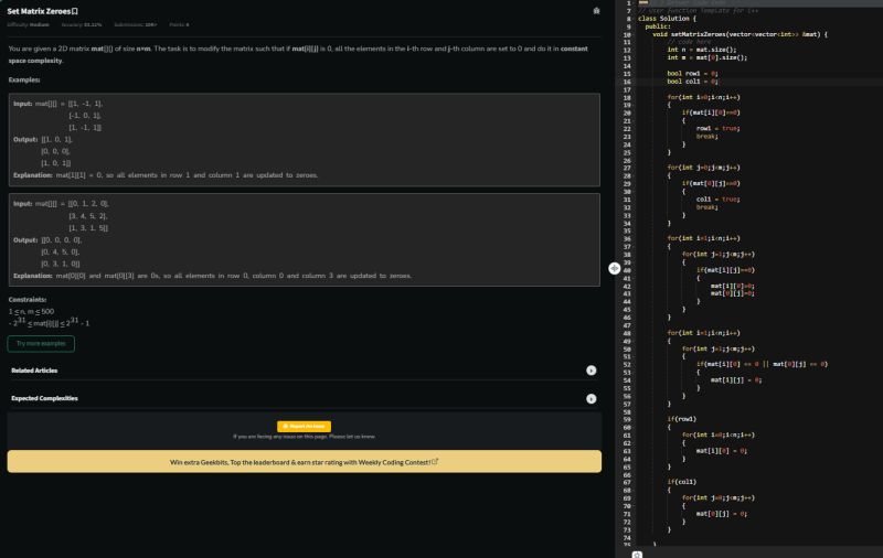 Dhruv Ladani on LinkedIn: #problemsolving #matrixmanipulation # ... Dhruv Ladani on LinkedIn: #problemsolving #matrixmanipulation # ...