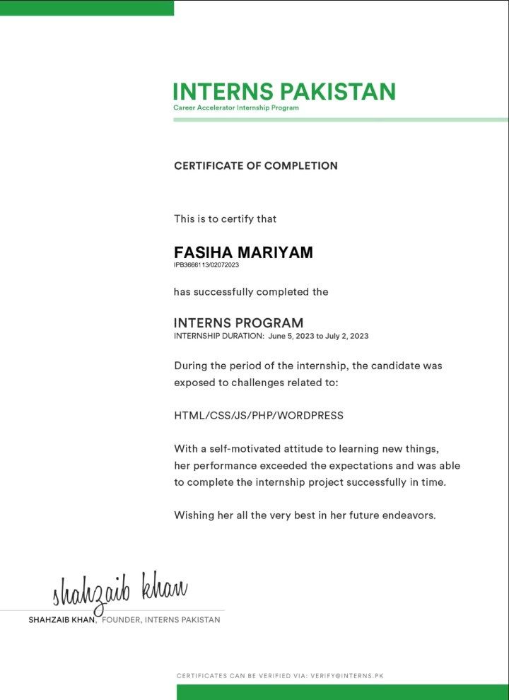 Fasiha Mariyam on LinkedIn: #html #css #php #javascript #wordpress # ... Fasiha Mariyam on LinkedIn: #html #css #php #javascript #wordpress # ...