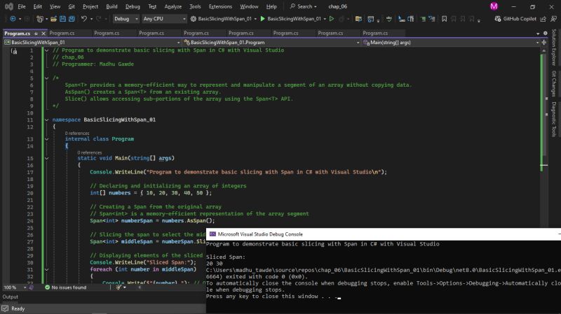 #programmer #coding #dotnet #visualstudio #csharp | Madhu Gawde #programmer #coding #dotnet #visualstudio #csharp | Madhu Gawde