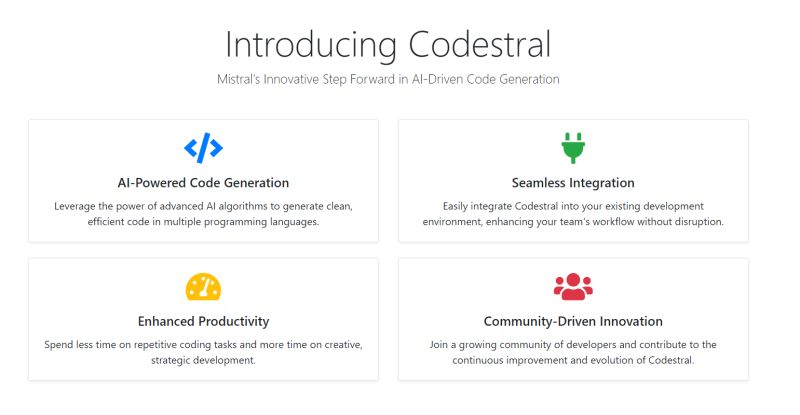 Mohamed Yasser on LinkedIn: Introducing Codestral, Mistral AI's latest ... Mohamed Yasser on LinkedIn: Introducing Codestral, Mistral AI's latest ...
