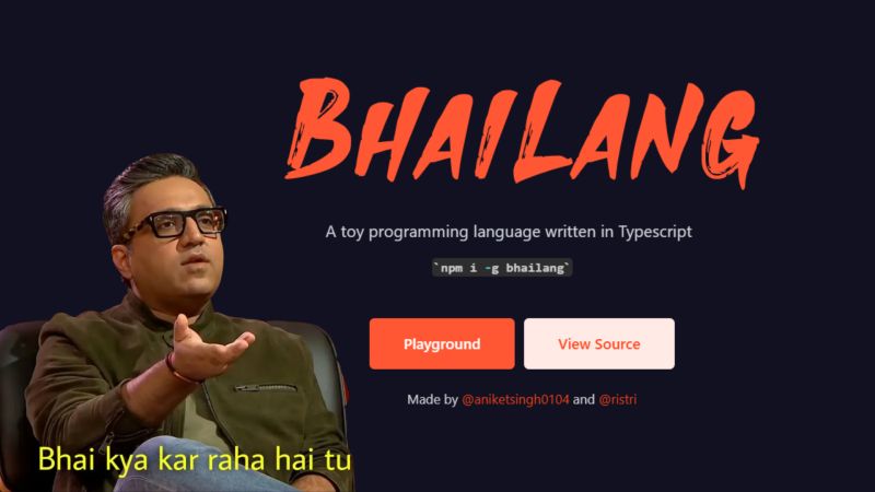 Kaushal Gupta on LinkedIn: #bhailang #programmingfun #techlove # ... Kaushal Gupta on LinkedIn: #bhailang #programmingfun #techlove # ...