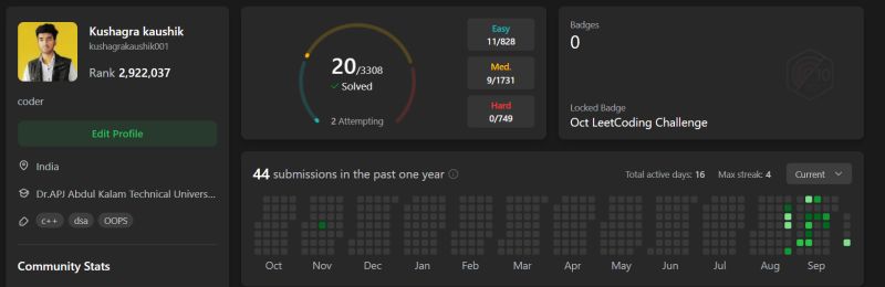 Kushagra Kaushik on LinkedIn: #leetcode #coding #problemsolving # ... Kushagra Kaushik on LinkedIn: #leetcode #coding #problemsolving # ...