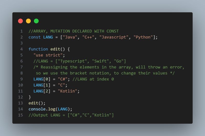 Day 49 of #100DaysOfCode Challenge: Array Mutation Declared | Daniel ... Day 49 of #100DaysOfCode Challenge: Array Mutation Declared | Daniel ...