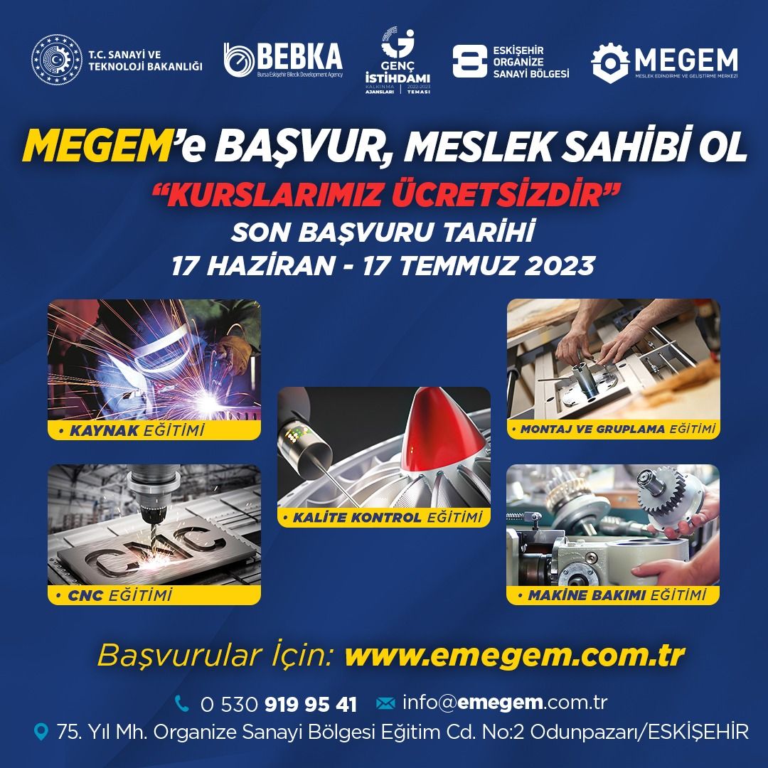 MESLEK EDİNDİRME VE GELİŞTİRME MERKEZİ MEGEM A.Ş posted on LinkedIn MESLEK EDİNDİRME VE GELİŞTİRME MERKEZİ MEGEM A.Ş posted on LinkedIn