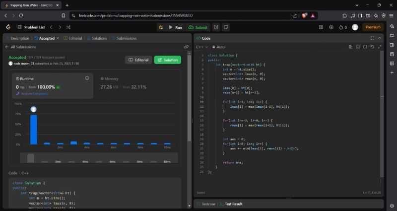 #dsa #leetcode #trappingrainwater #dynamicprogramming #coding ... #dsa #leetcode #trappingrainwater #dynamicprogramming #coding ...