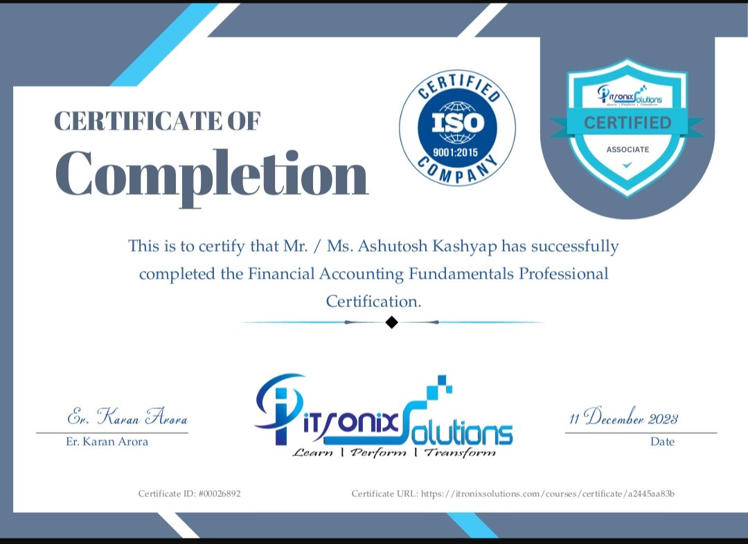 Ashutosh kashyap posted on LinkedIn Ashutosh kashyap posted on LinkedIn