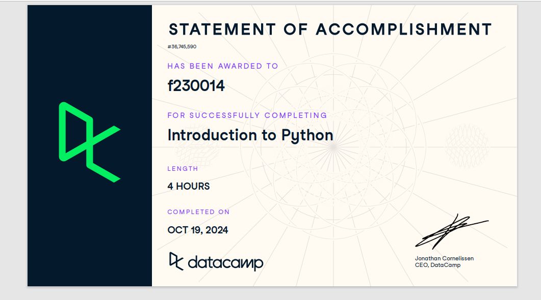Abdullah Saood on LinkedIn: #python #datacamp #learning #programming # ... Abdullah Saood on LinkedIn: #python #datacamp #learning #programming # ...