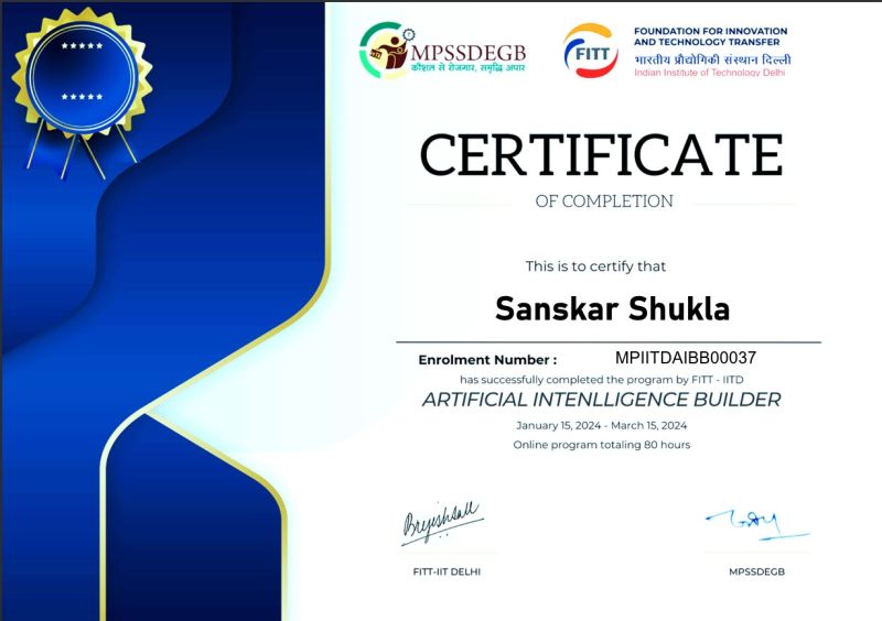 Sanskar Shukla posted on LinkedIn Sanskar Shukla posted on LinkedIn