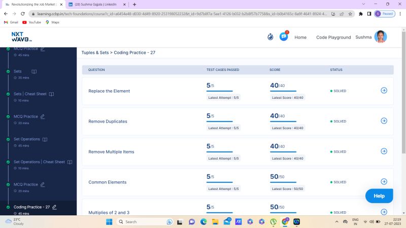 Sushma Gajjala on LinkedIn: #day30 #50daysofcodechallenge #python # ... Sushma Gajjala on LinkedIn: #day30 #50daysofcodechallenge #python # ...