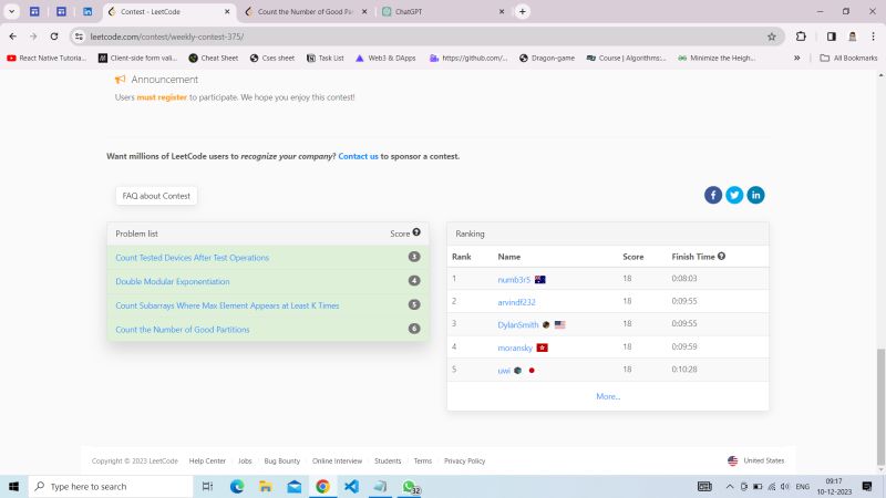 Karan Rana on LinkedIn: #leetcode #weeklycontest # ... Karan Rana on LinkedIn: #leetcode #weeklycontest # ...
