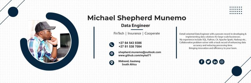 Michael Shepherd Munemo on LinkedIn: #dataengineering #etl #bigdata # ... Michael Shepherd Munemo on LinkedIn: #dataengineering #etl #bigdata # ...