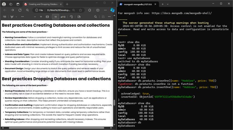 Revised MongoDB concepts for #100daysofcode | Aditya Pratap Singh ... Revised MongoDB concepts for #100daysofcode | Aditya Pratap Singh ...