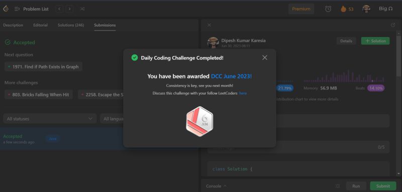 Dipesh Kumar Karesia on LinkedIn: #leetcode #problemsolving # ... Dipesh Kumar Karesia on LinkedIn: #leetcode #problemsolving # ...