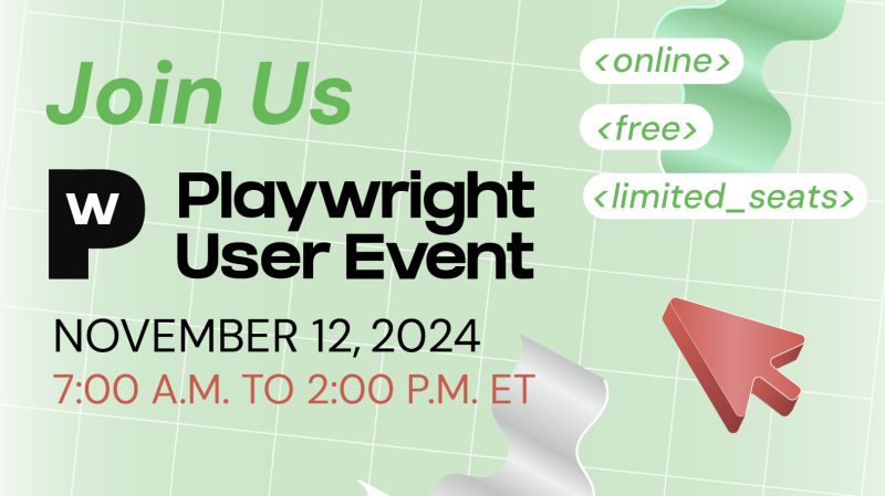 Playwright User Event on LinkedIn: #playwright #global #developers #ai Playwright User Event on LinkedIn: #playwright #global #developers #ai