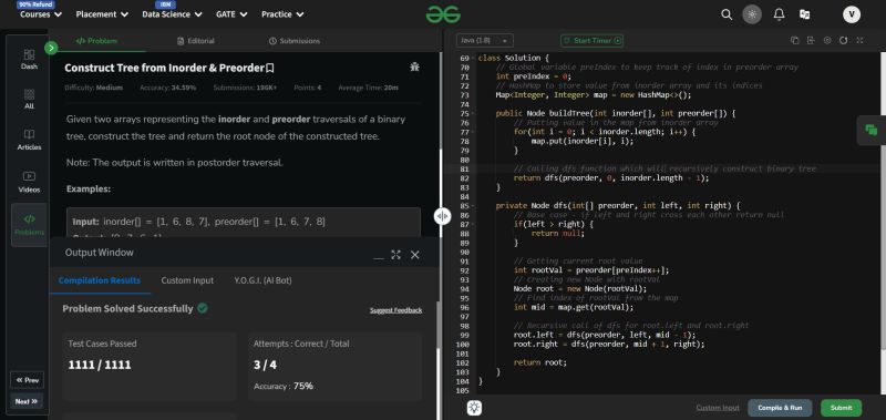 Vatsal Patel on LinkedIn: #gfg160 #geekstreak2024 #java #coding #dsa # ... Vatsal Patel on LinkedIn: #gfg160 #geekstreak2024 #java #coding #dsa # ...