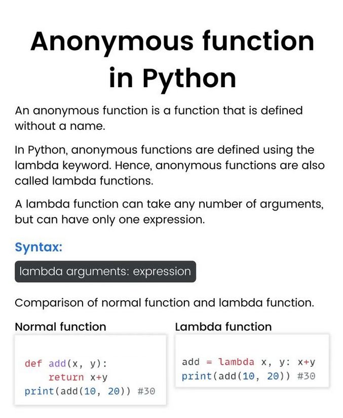 Shahid Mehmood on LinkedIn: #lambda #python #programming #developer # ... Shahid Mehmood on LinkedIn: #lambda #python #programming #developer # ...