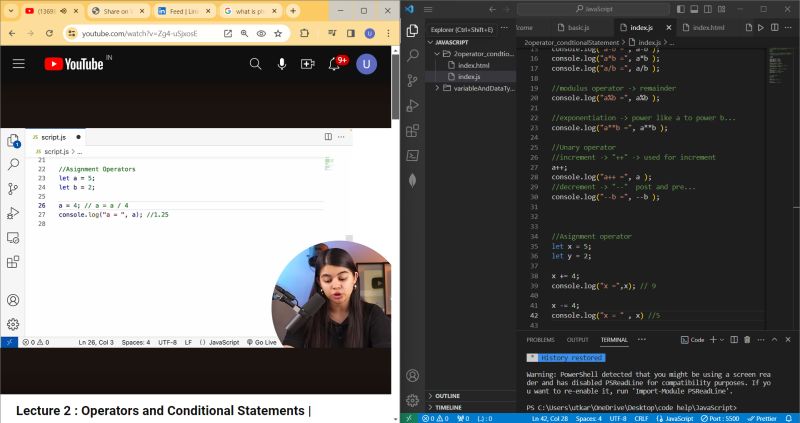 Learn JS operations with JS | Utkarsh Ladla posted on the topic | LinkedIn Learn JS operations with JS | Utkarsh Ladla posted on the topic | LinkedIn