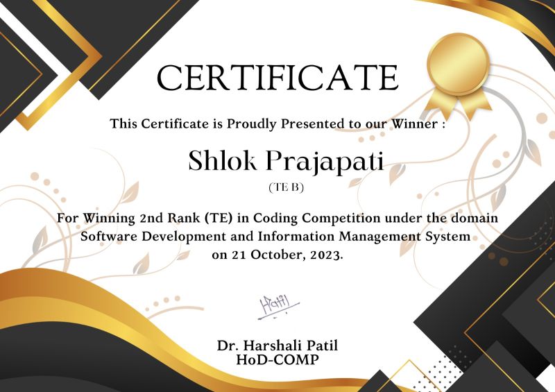 Shlok Prajapati on LinkedIn: #coding #connections #achievement #programming Shlok Prajapati on LinkedIn: #coding #connections #achievement #programming