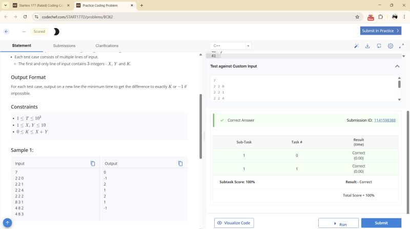 #codechef #leetcode #100daysofcode #problemsolving # ... #codechef #leetcode #100daysofcode #problemsolving # ...