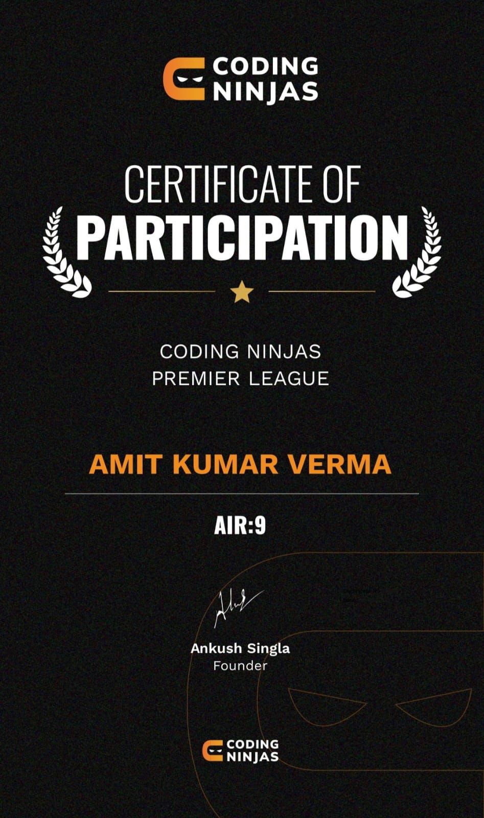 Amit Kumar Verma on LinkedIn: #codingninjas Amit Kumar Verma on LinkedIn: #codingninjas