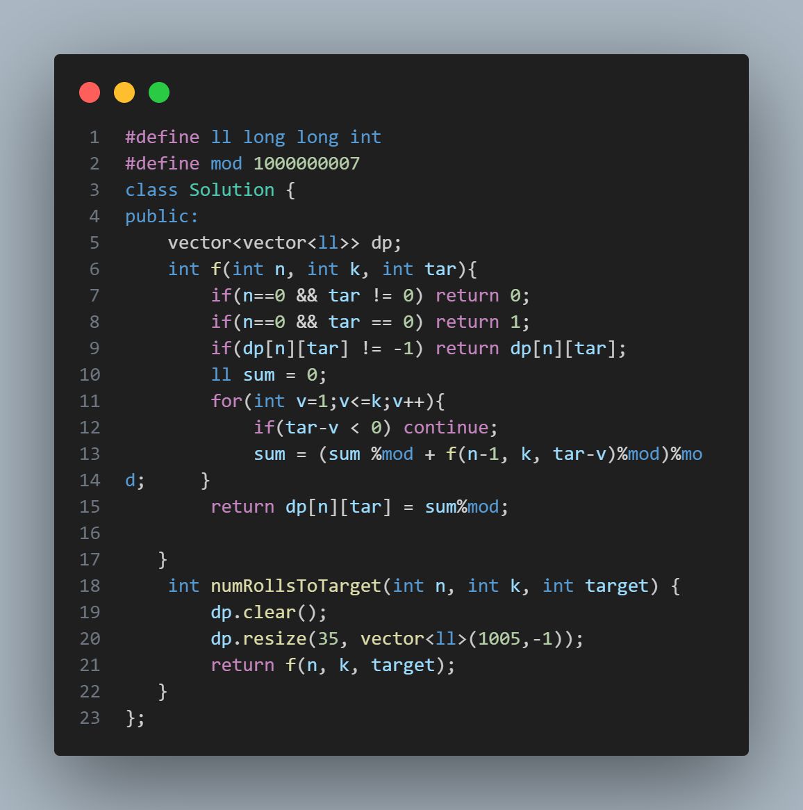 🚀 LeetCode Problem #1155 Solved: 🚀 LeetCode Problem #1155 Solved: