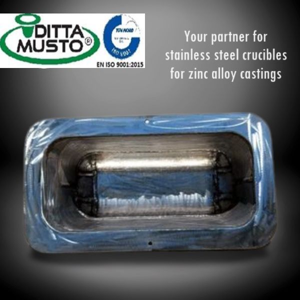DITTA MUSTO crucibles and equipment for Zinc and Magnesium alloys on ... DITTA MUSTO crucibles and equipment for Zinc and Magnesium alloys on ...
