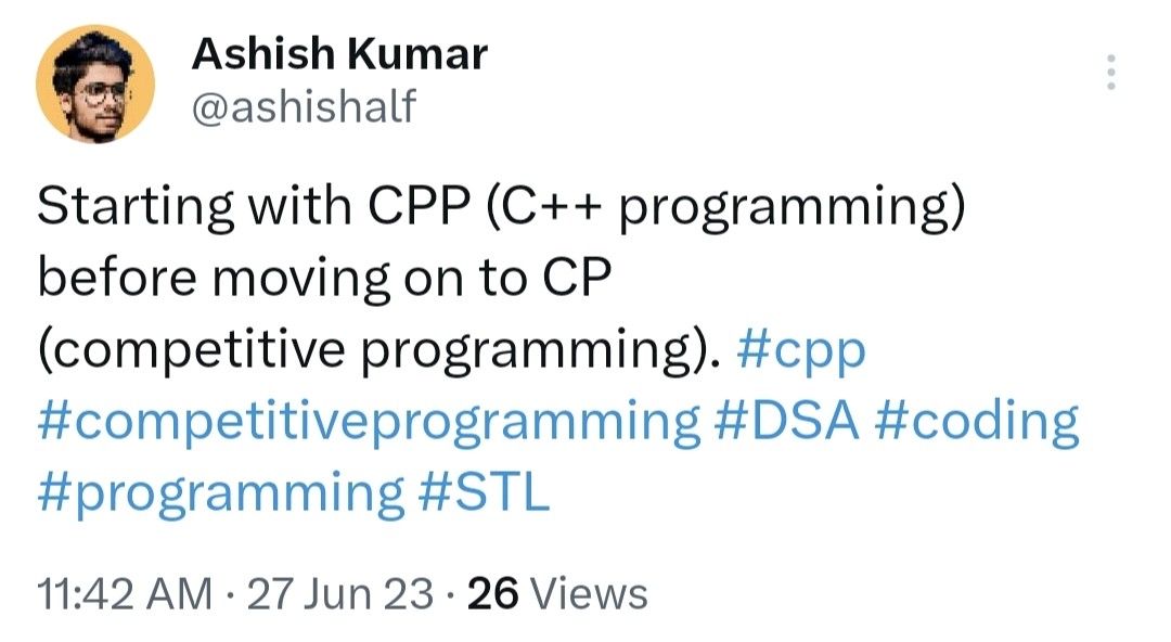 Ashish Kumar on LinkedIn: #cpp #computerprogramming # ... Ashish Kumar on LinkedIn: #cpp #computerprogramming # ...