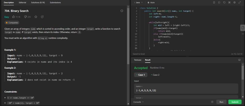 Om Wankhede on LinkedIn: #100daysofleetcode #leetcode #binarysearch # ... Om Wankhede on LinkedIn: #100daysofleetcode #leetcode #binarysearch # ...