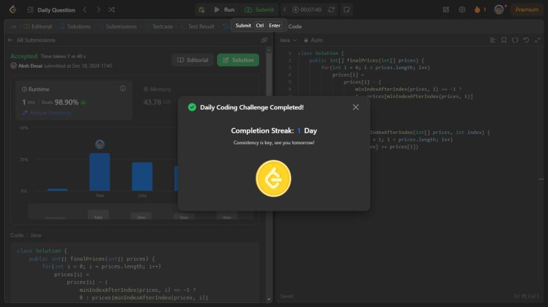 Aksh Desai on LinkedIn: #leetcode #codingchallenge #dailypractice # ... Aksh Desai on LinkedIn: #leetcode #codingchallenge #dailypractice # ...