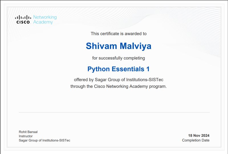 #python #certification #learning #cisconetworkingacademy #sistec # ... #python #certification #learning #cisconetworkingacademy #sistec # ...