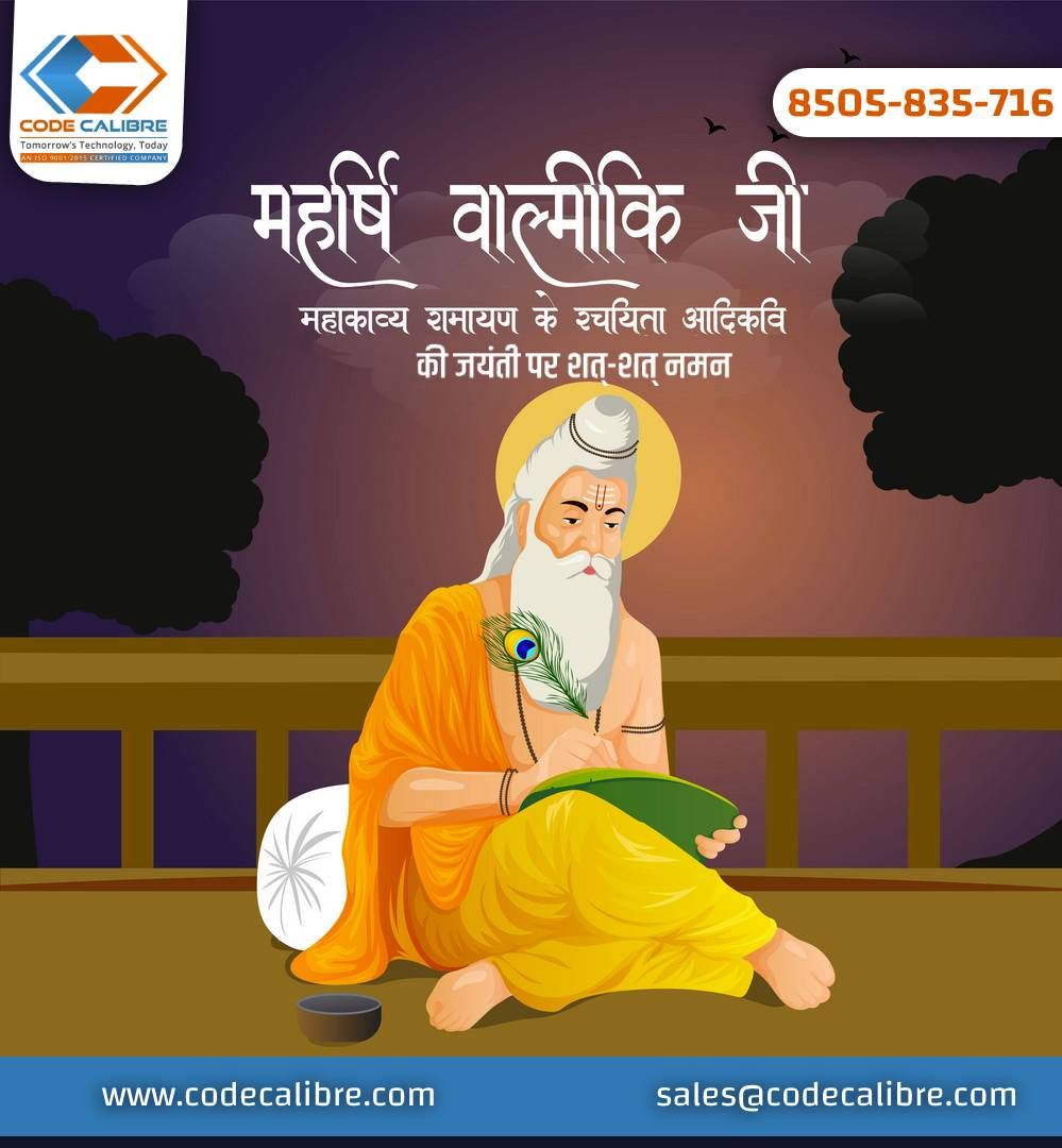 Code Calibre on LinkedIn: #valmikijayanti #codecalibre #cc # ... Code Calibre on LinkedIn: #valmikijayanti #codecalibre #cc # ...