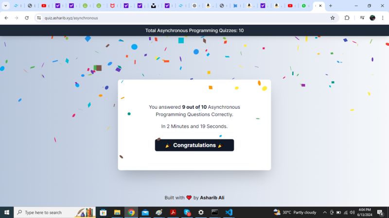 Abrar Rizvi on LinkedIn: #achievementunlocked #asynchronousprogramming ... Abrar Rizvi on LinkedIn: #achievementunlocked #asynchronousprogramming ...