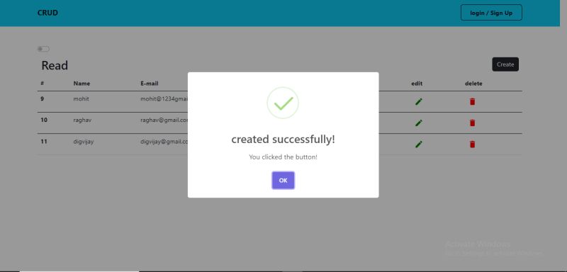 Mohit kumar on LinkedIn: #crud #api #reactjs Mohit kumar on LinkedIn: #crud #api #reactjs