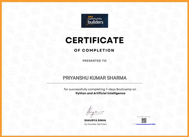 #python #ai #devtownbootcamp #codingjourney #datascience | Priyanshu ... #python #ai #devtownbootcamp #codingjourney #datascience | Priyanshu ...