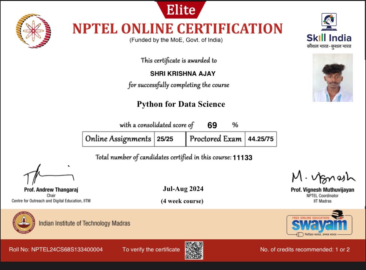 Shri Krishna Ajay on LinkedIn: #datascience #python #machinelearning # ... Shri Krishna Ajay on LinkedIn: #datascience #python #machinelearning # ...