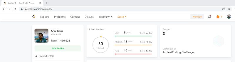 Shiv Karn on LinkedIn: #day30 #coding #leetcode #letusrock # ... Shiv Karn on LinkedIn: #day30 #coding #leetcode #letusrock # ...