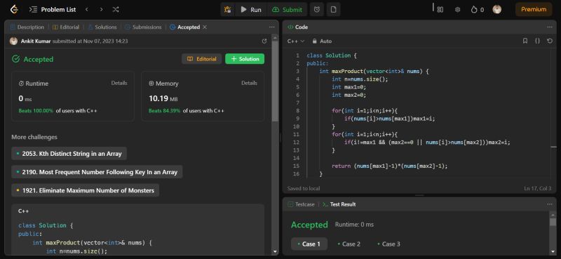 Ankit Kumar on LinkedIn: #leetcode #100daysleetcodechallenge # ... Ankit Kumar on LinkedIn: #leetcode #100daysleetcodechallenge # ...