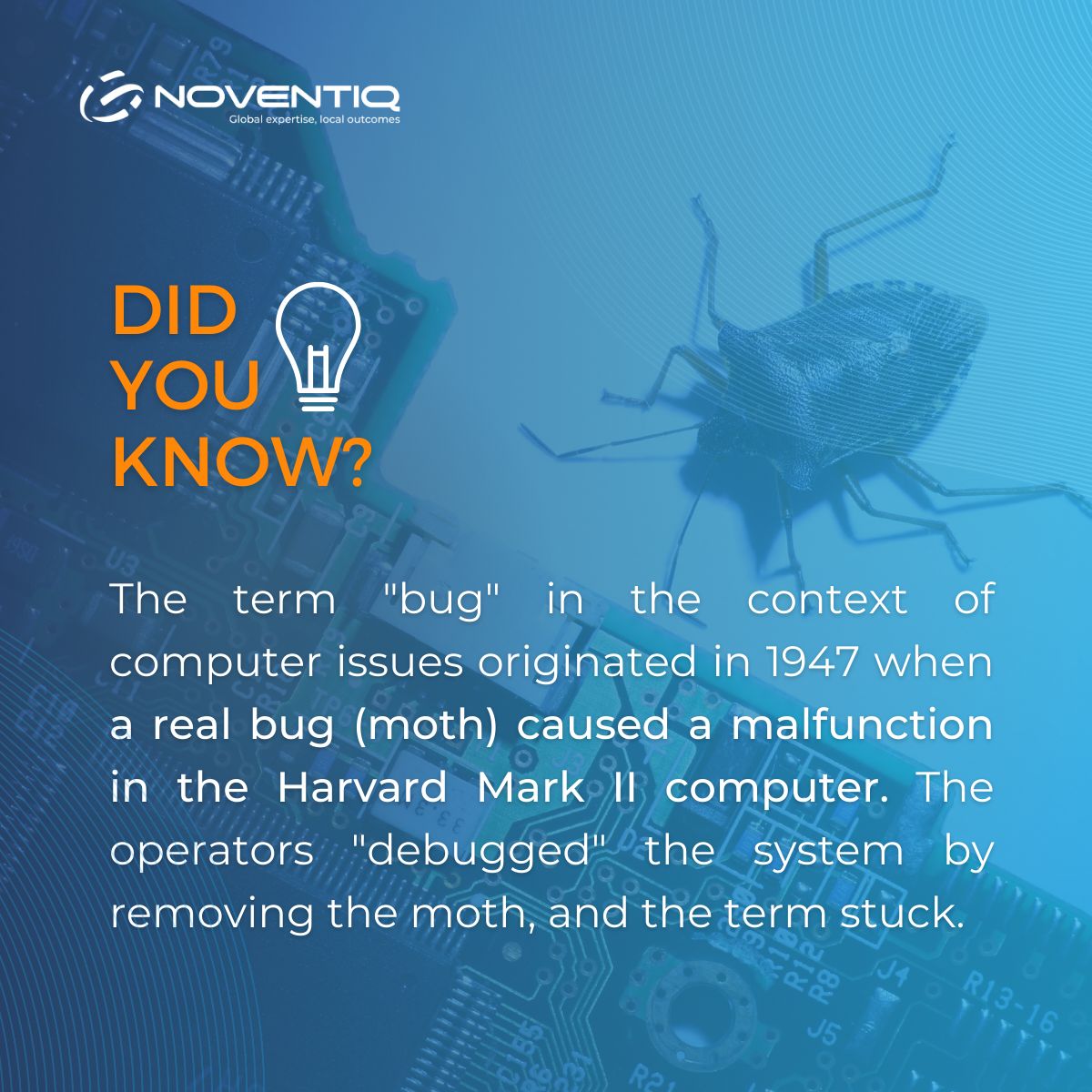 Noventiq Philippines on LinkedIn: #techhistory #debugging #noventiqph # ... Noventiq Philippines on LinkedIn: #techhistory #debugging #noventiqph # ...