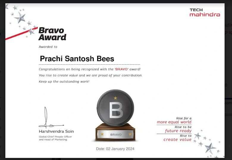 Prachi Bees on LinkedIn: Thank you so much Deval Khatri and Tech ... Prachi Bees on LinkedIn: Thank you so much Deval Khatri and Tech ...