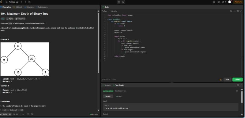 #bytexl #paruuniversity #leetcode #python #binarytree #bfs # ... #bytexl #paruuniversity #leetcode #python #binarytree #bfs # ...