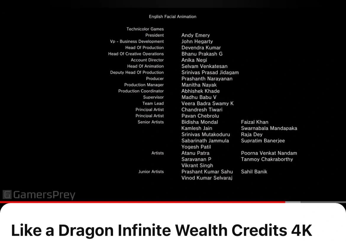 #likeadragoninfinitewealth #gamecredits #gameindustry #animation ... #likeadragoninfinitewealth #gamecredits #gameindustry #animation ...