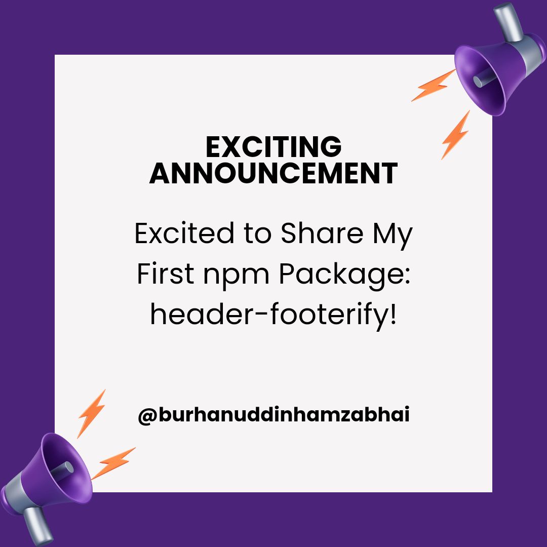 Burhanuddin Hamzabhai on LinkedIn: #npm #javascript #opensource # ... Burhanuddin Hamzabhai on LinkedIn: #npm #javascript #opensource # ...