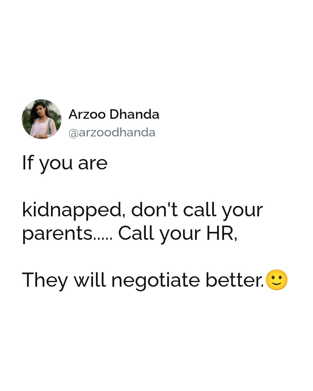 Arzoo Dhanda on LinkedIn: Agree 👍? Arzoo Dhanda on LinkedIn: Agree 👍?