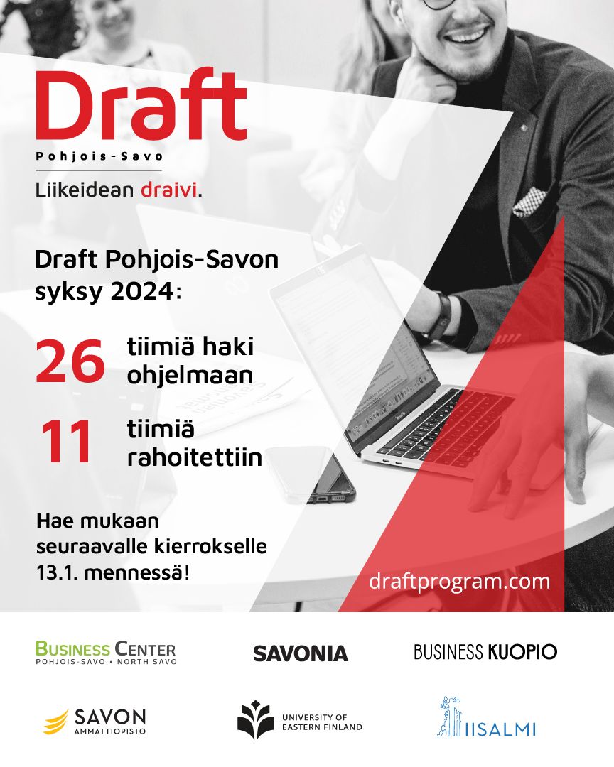 Business Center Pohjois-Savo on LinkedIn: Pohjois-Savon Draftissa ... Business Center Pohjois-Savo on LinkedIn: Pohjois-Savon Draftissa ...
