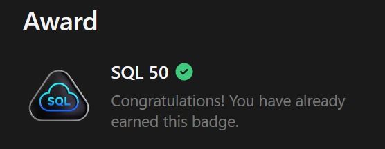 Mahmoud Ahmed on LinkedIn: #sql #leetcode | 12 comments Mahmoud Ahmed on LinkedIn: #sql #leetcode | 12 comments