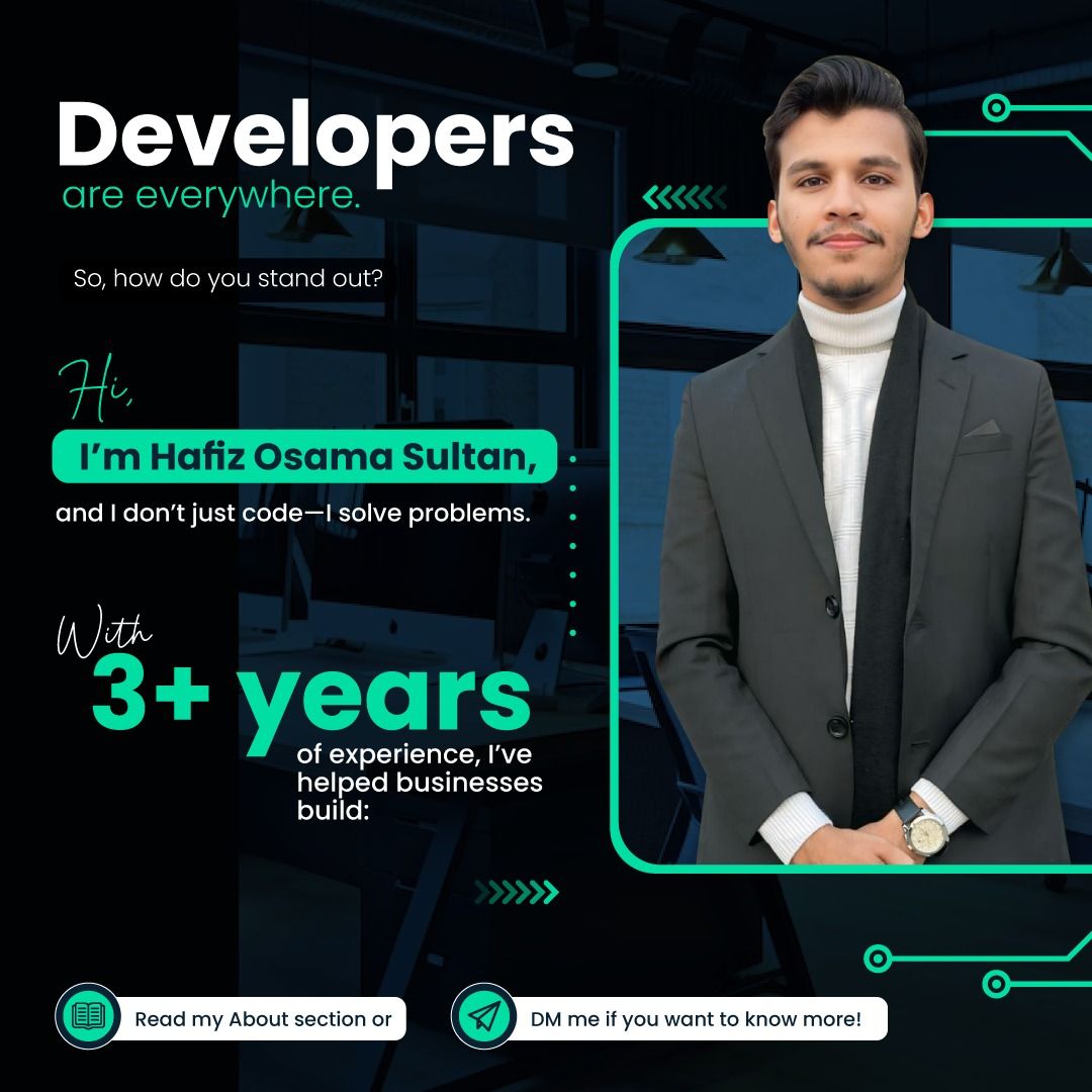 Hafiz Osama Sultan on LinkedIn: #webdevelopment #fullstackdeveloper # ... Hafiz Osama Sultan on LinkedIn: #webdevelopment #fullstackdeveloper # ...