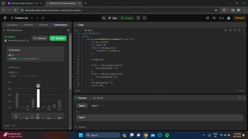 Khushi Kashyap on LinkedIn: #8thday #100dayscodingchallange #leetcode # ... Khushi Kashyap on LinkedIn: #8thday #100dayscodingchallange #leetcode # ...