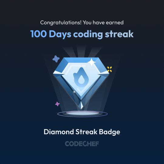 Raj Tiwari on LinkedIn: CodeChef - Diamond Badge Raj Tiwari on LinkedIn: CodeChef - Diamond Badge