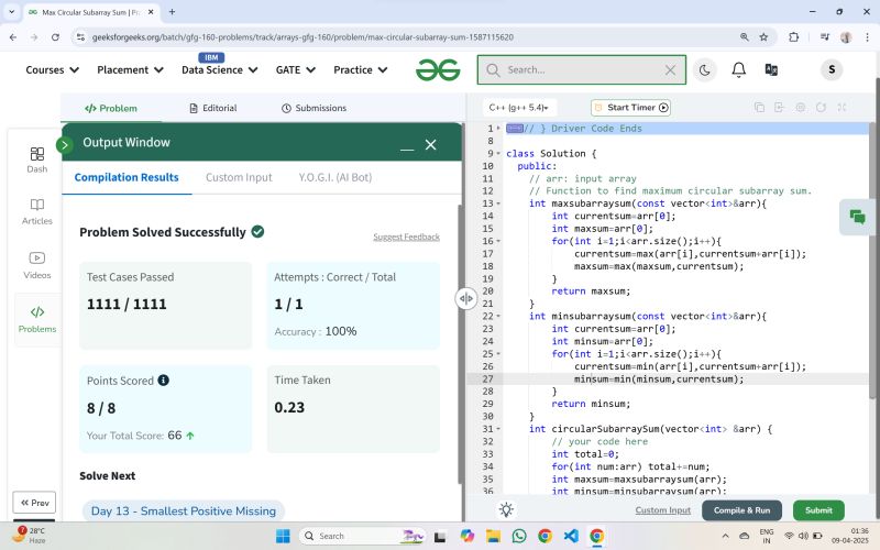 #dsa #geeksforgeeks #gfg160 #geekstreak2025 | Saurav Suman #dsa #geeksforgeeks #gfg160 #geekstreak2025 | Saurav Suman